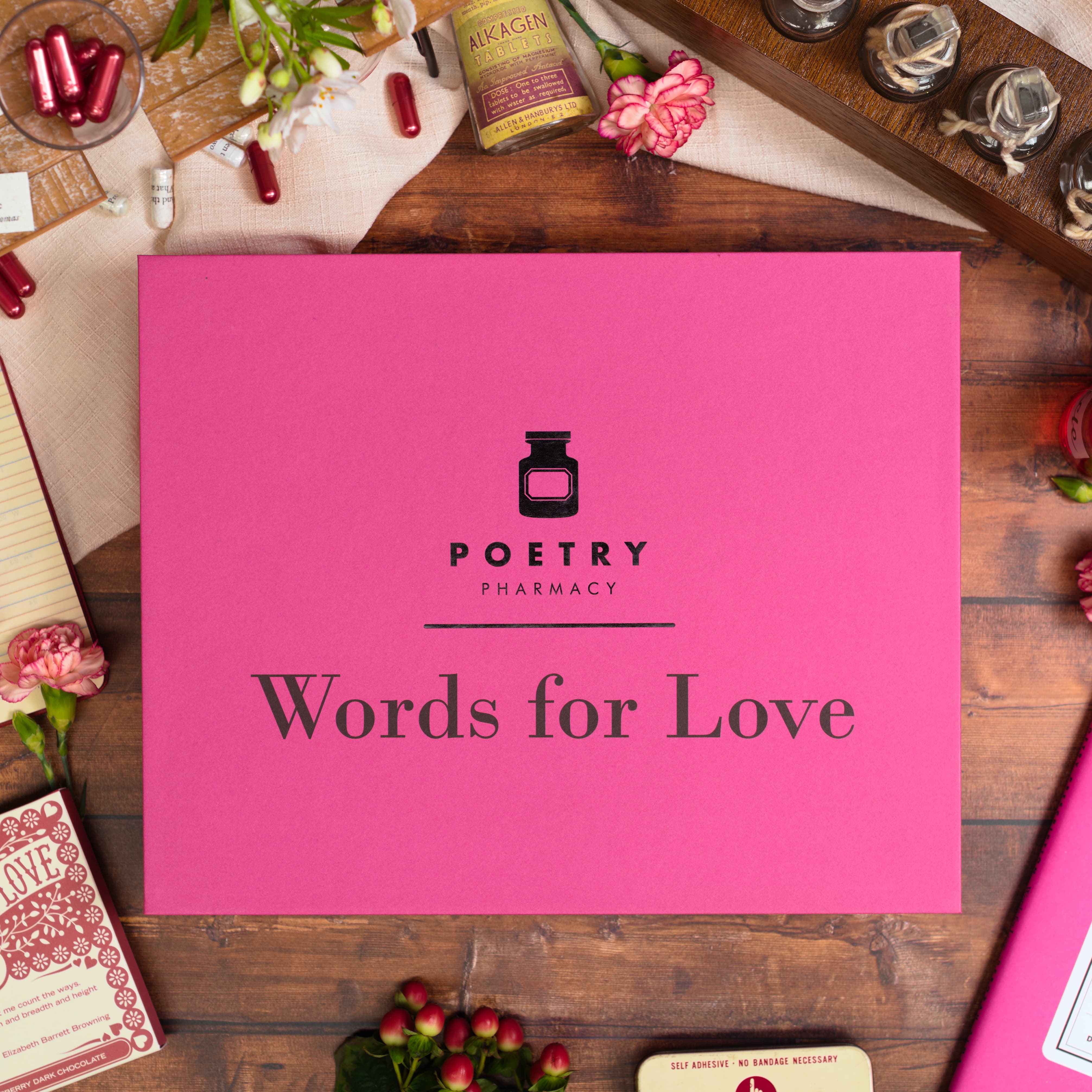 Words For Love - Poetry Prescription Gift Box – The Poetry Pharmacy