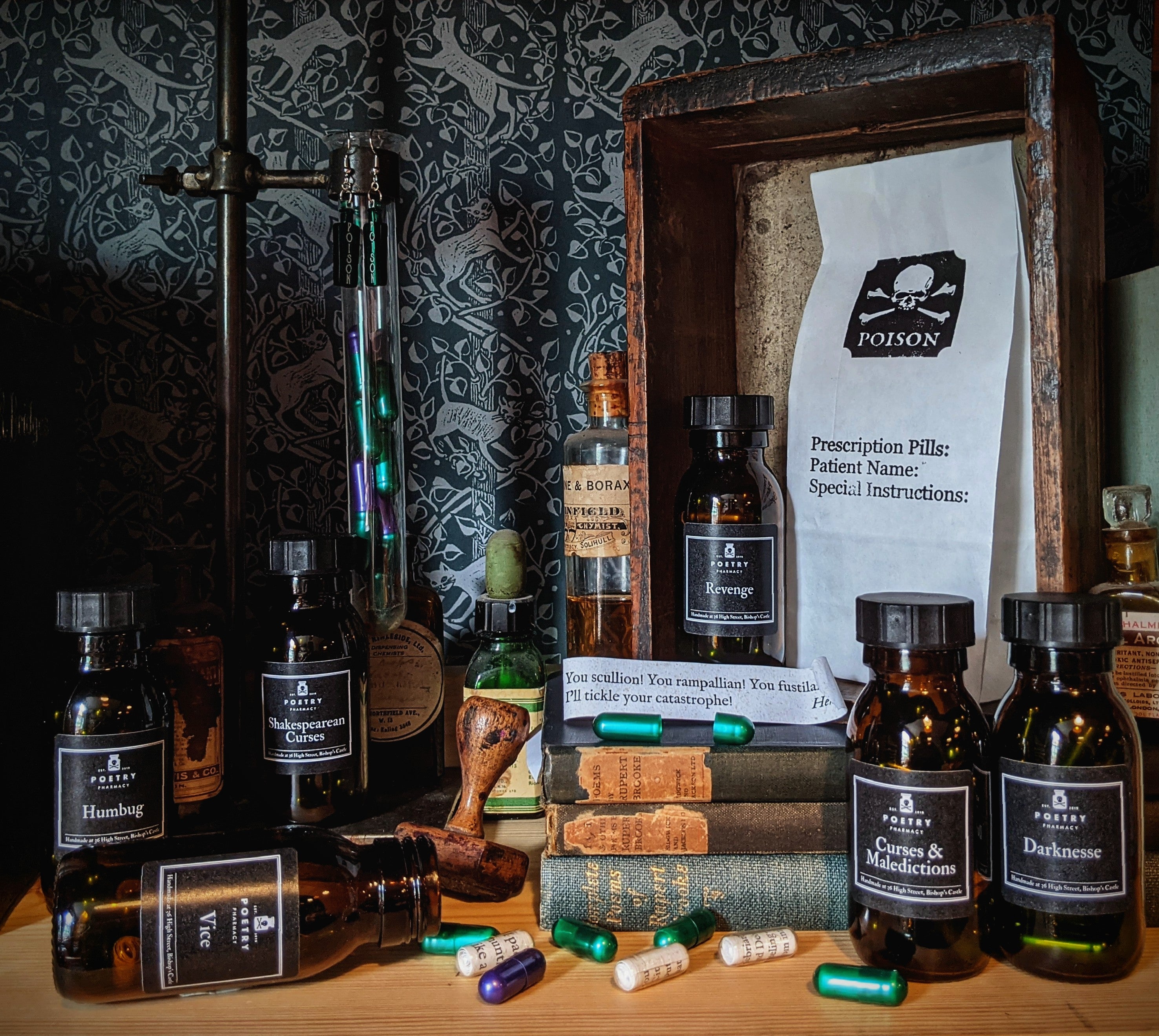 The Poison Cabinet – The Poetry Pharmacy